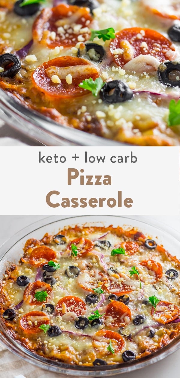 Keto Pizza Casserole