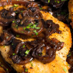 Skillet Chicken With Mushrooms And Caramelized Onions
