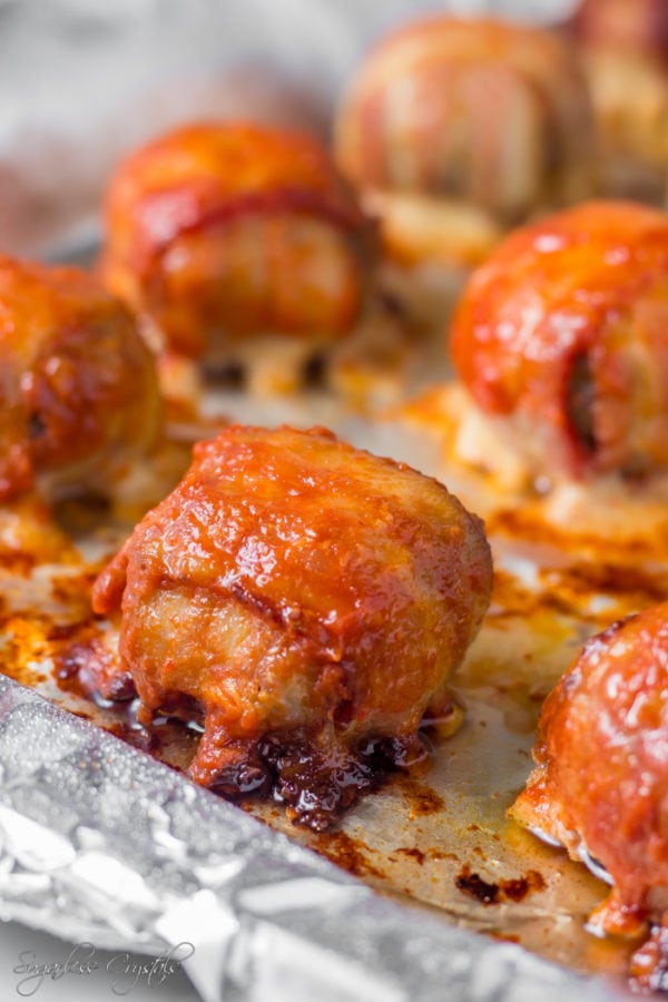 Bacon Wrapped Meatballs