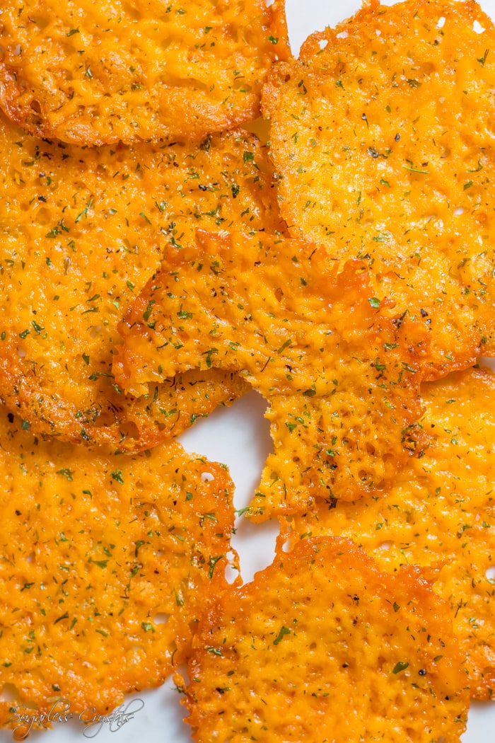 Seasoned Keto Cheese Chips