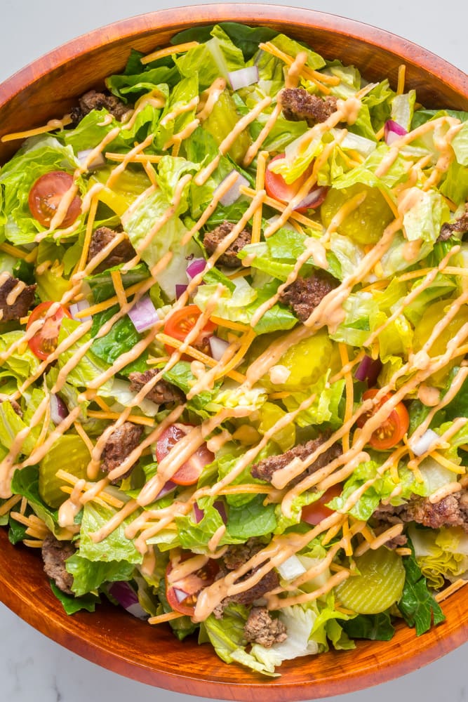 Hamburger Salad In Less Than 30 Minutes