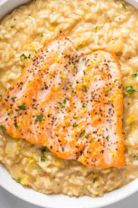 Creamy Parmesan Salmon Risotto: Ready In Under 60 Minutes
