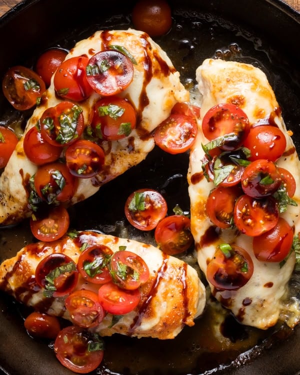 Skillet Bruschetta Chicken
