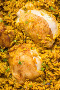 One-Pan Chicken And Yellow Rice Recipe