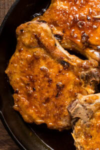 Honey Glazed Pork Chops: Sticky Glaze With Hints Of Lemon & Garlic