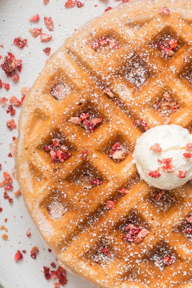 Strawberry Waffles