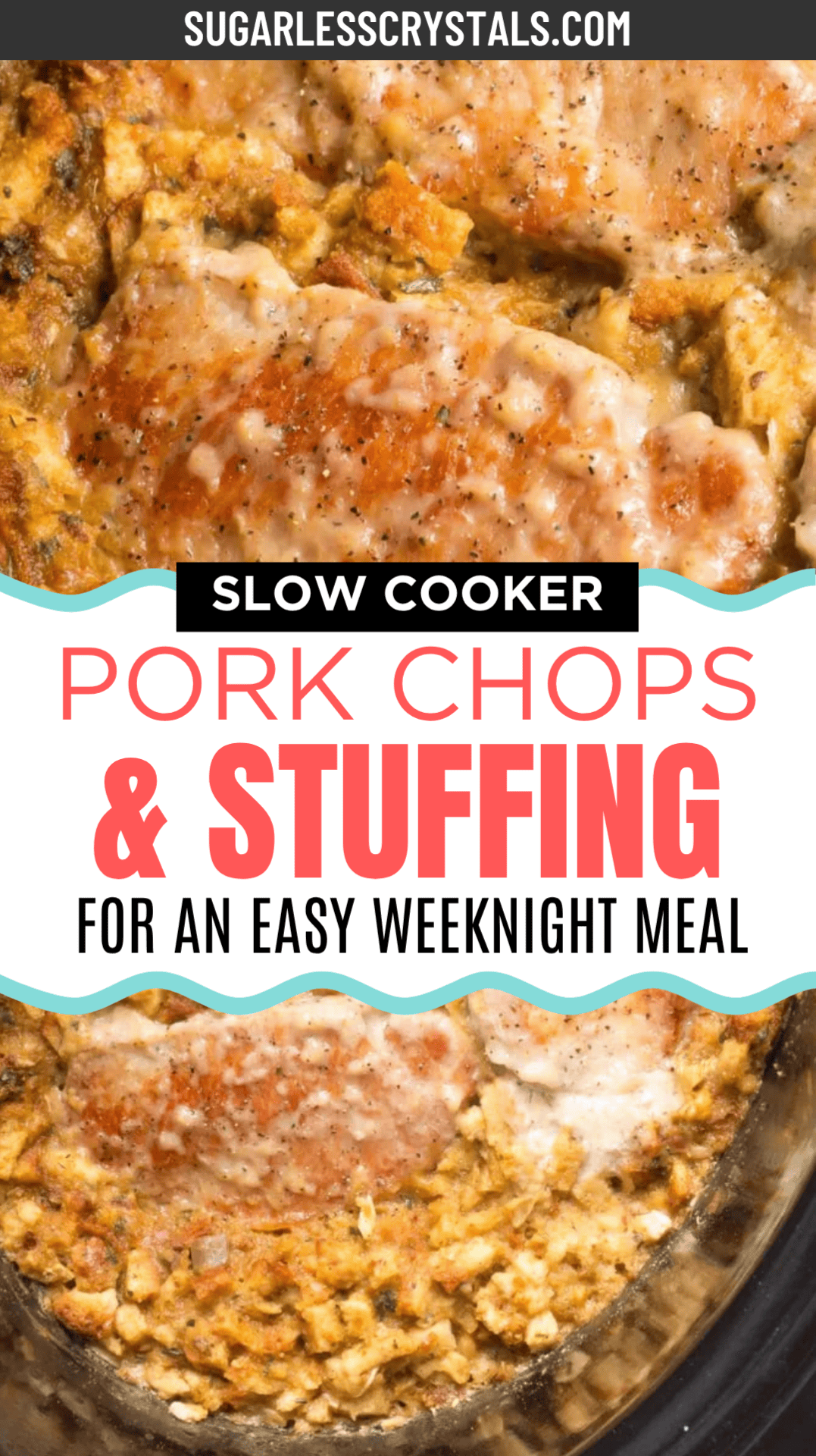 Easy Crockpot Pork Chops And Stuffing